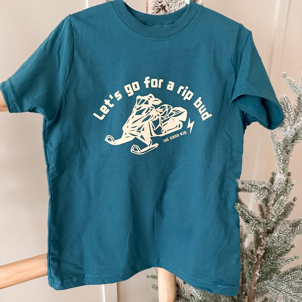 Let's go for a rip bud Tee – The Good Kid Clothing Co.