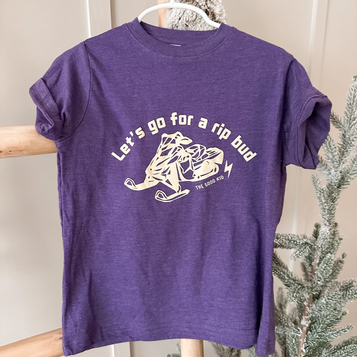 Let's go for a rip bud Tee – The Good Kid Clothing Co.